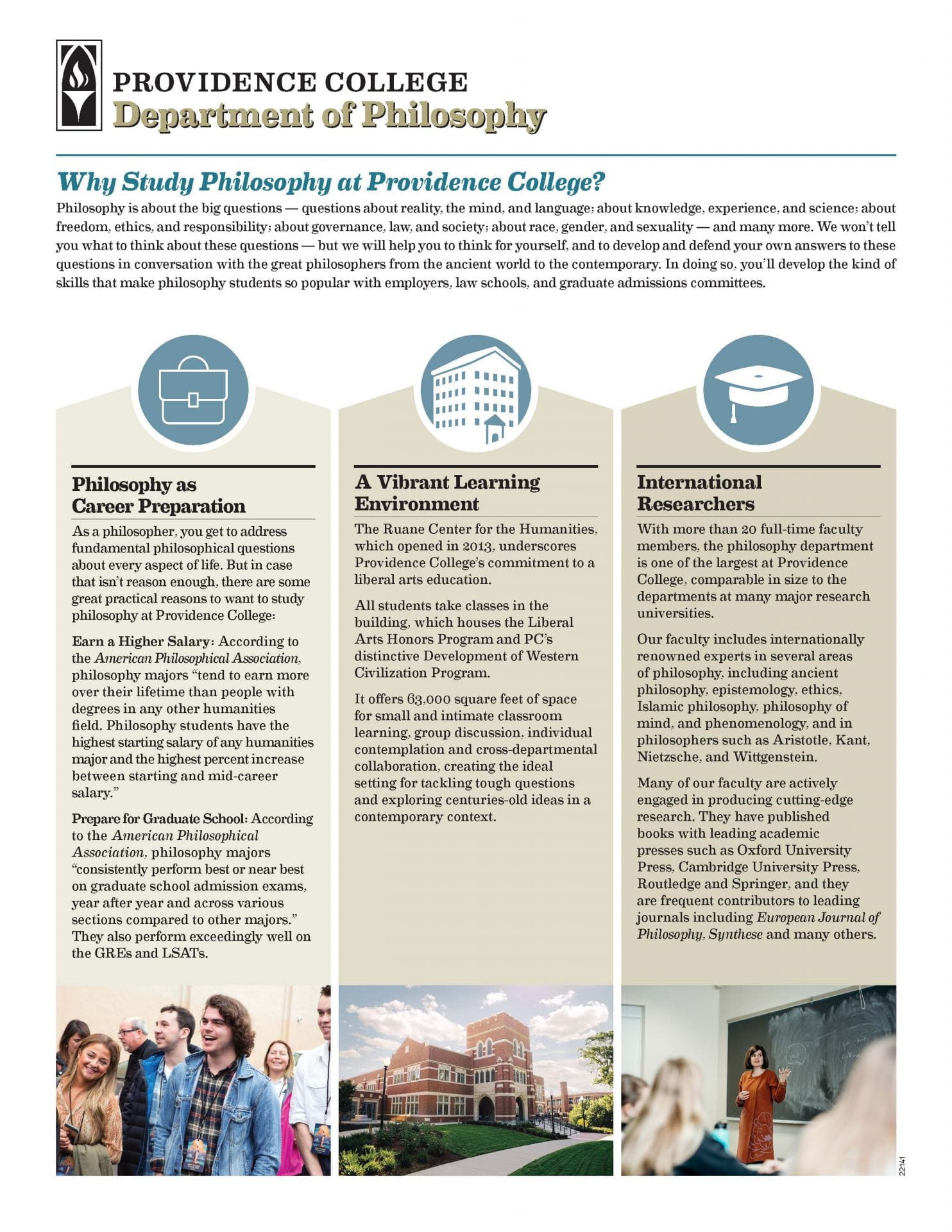 Why Study Philosophy? | Philosophy | Providence College